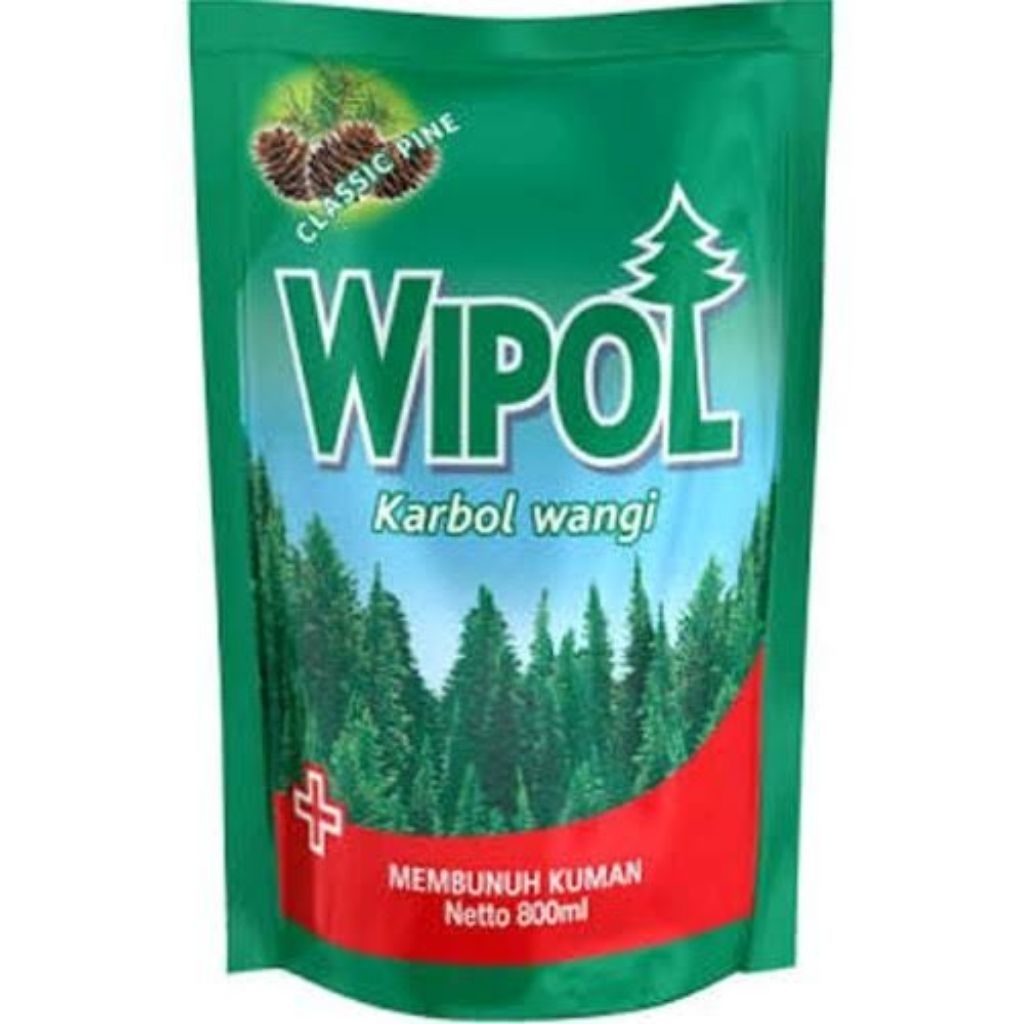 Jual Wi pol Karbol Cemara 750 ml Botol | urutan2 | Shopee Indonesia