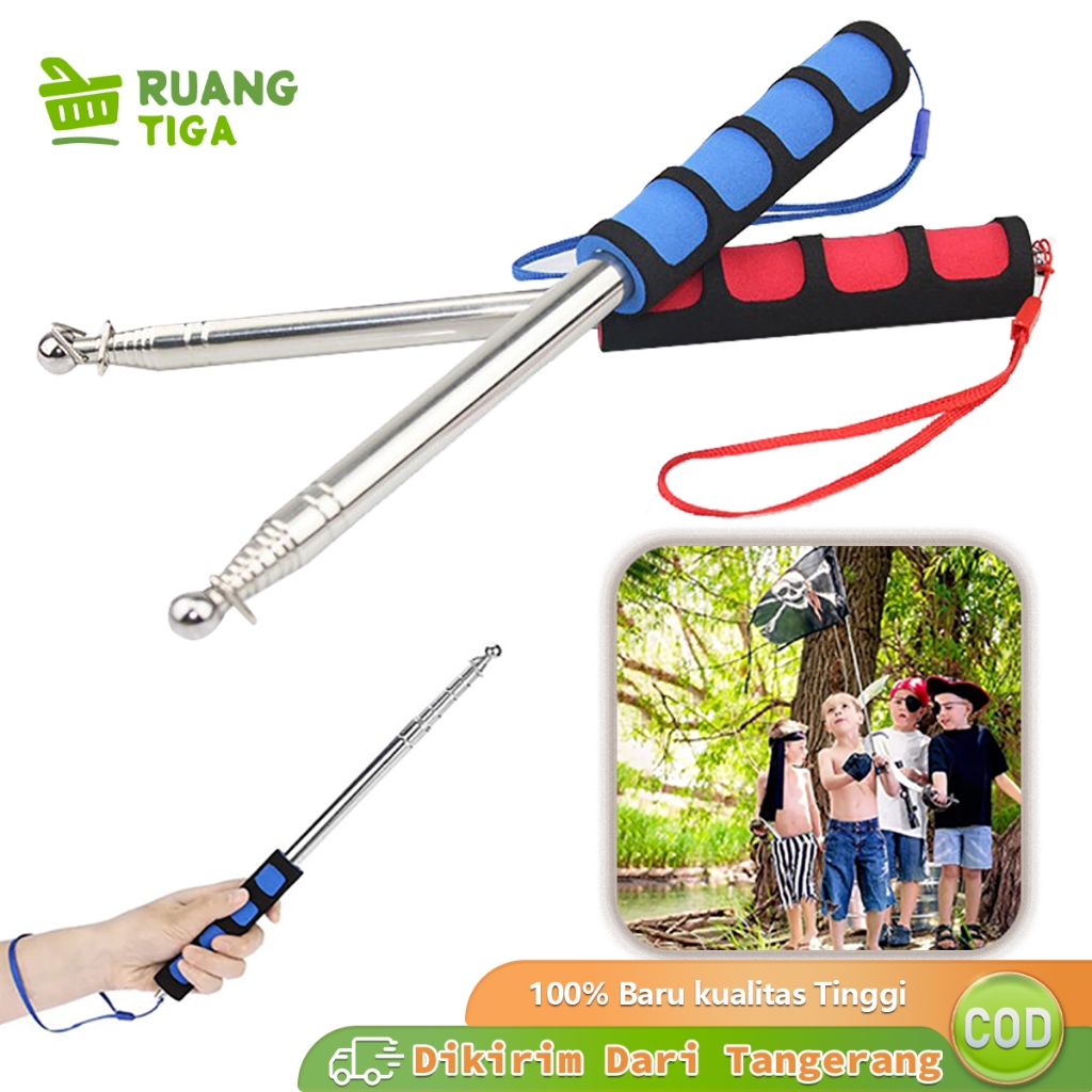 Jual 2 Meter Tongkat Tiang Bendera Teleskopik Portable Tour Leader ...