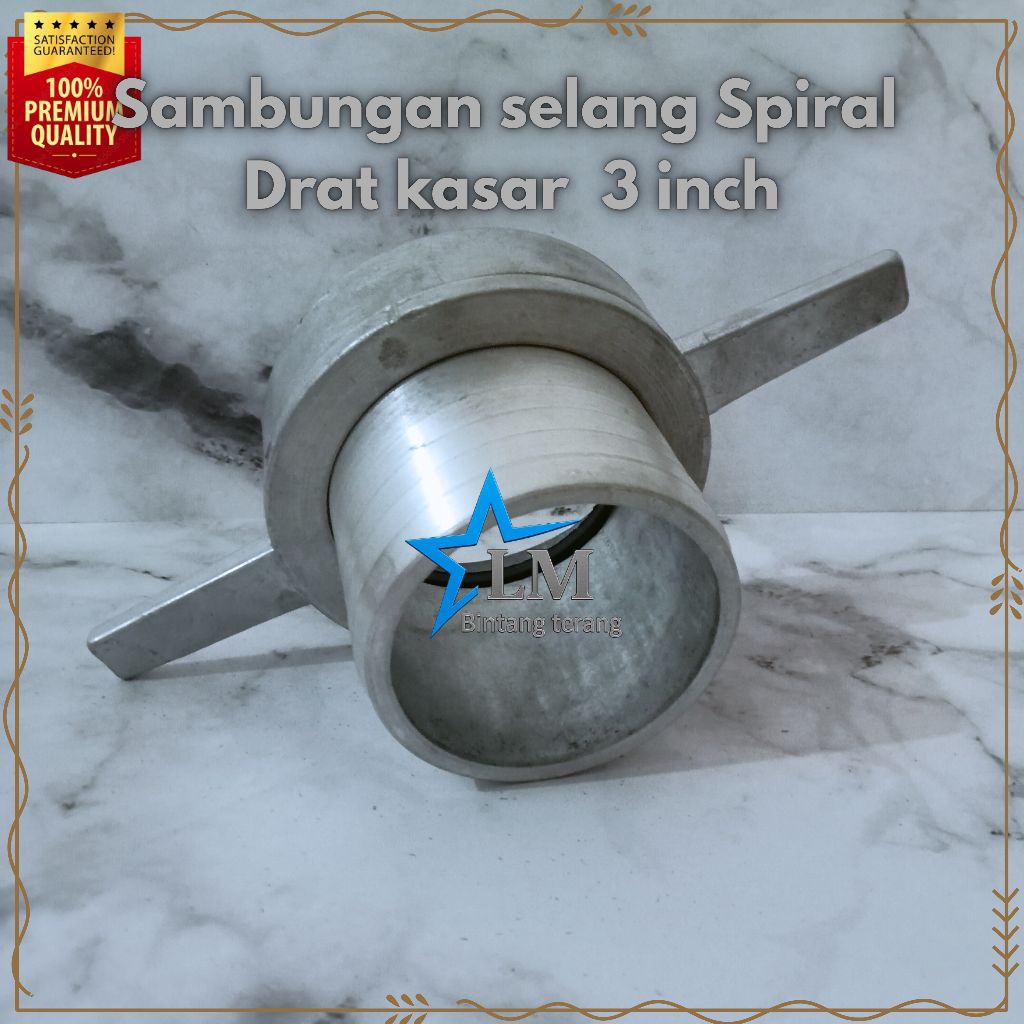 Jual COUPLING POMPA TOHATSU / SAMBUNGAN SELANG SPIRAL ATAU DRAT KASAR 3 ...