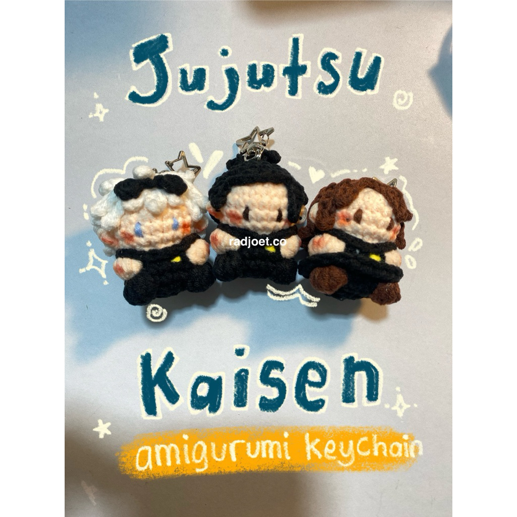 Jual [radjoet.co] amigurumi keychain jujutsu kaisen | ganci jujutsu ...