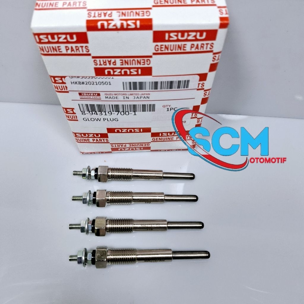 Jual BUSI PEMANAS GLOW PLUG ISUZU PANTHER SET 4PCS GARANSI 1BULAN ...