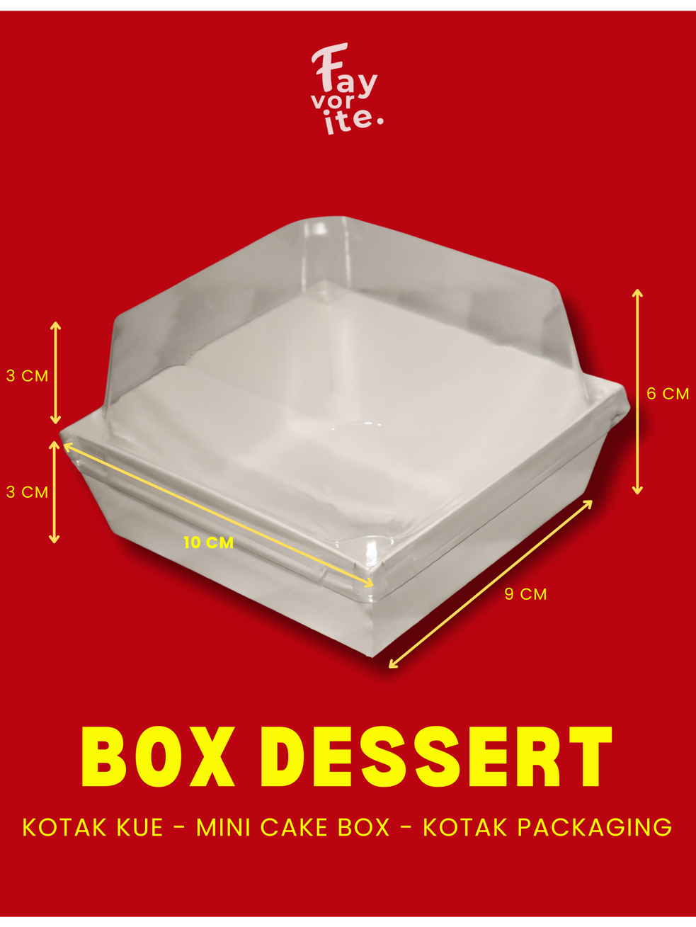 Jual DESSERT BOX KOTAK DONAT PAPER BOX MINI CAKE BOX KOTAK BURGER BENTO ...