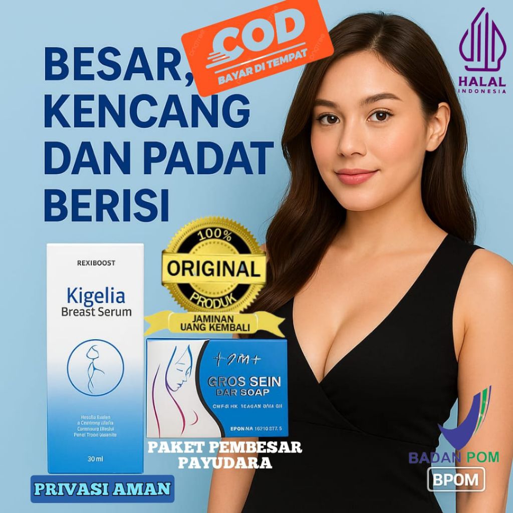 Jual PAKET PEMBESAR PAYUDARA BPOM SERUM DAN SABUN (REXIBOOST KIGELIA BEAST SERUM+GROSSEIN BAR ...