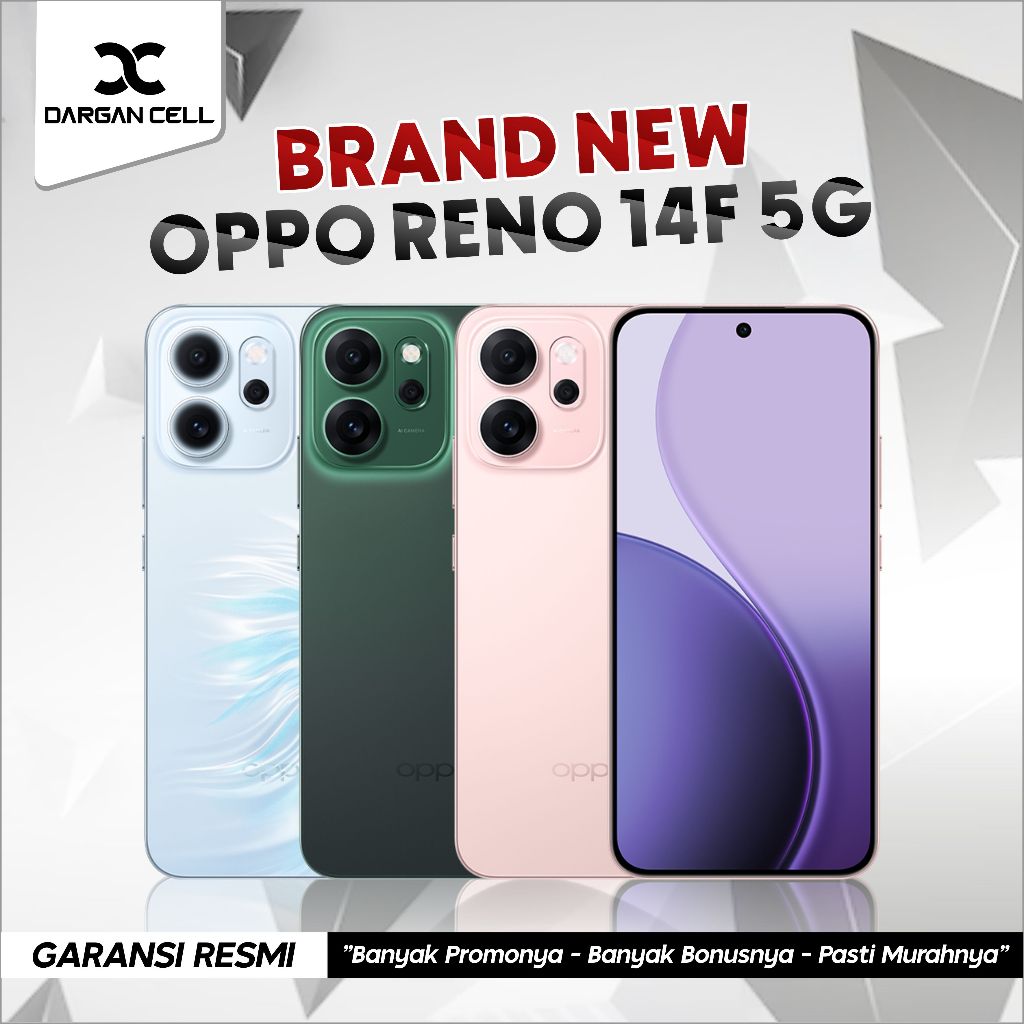 Jual OPPO RENO 14F 5G 8/256GB | 12/256GB | 12/512GB GARANSI RESMI OPPO ...