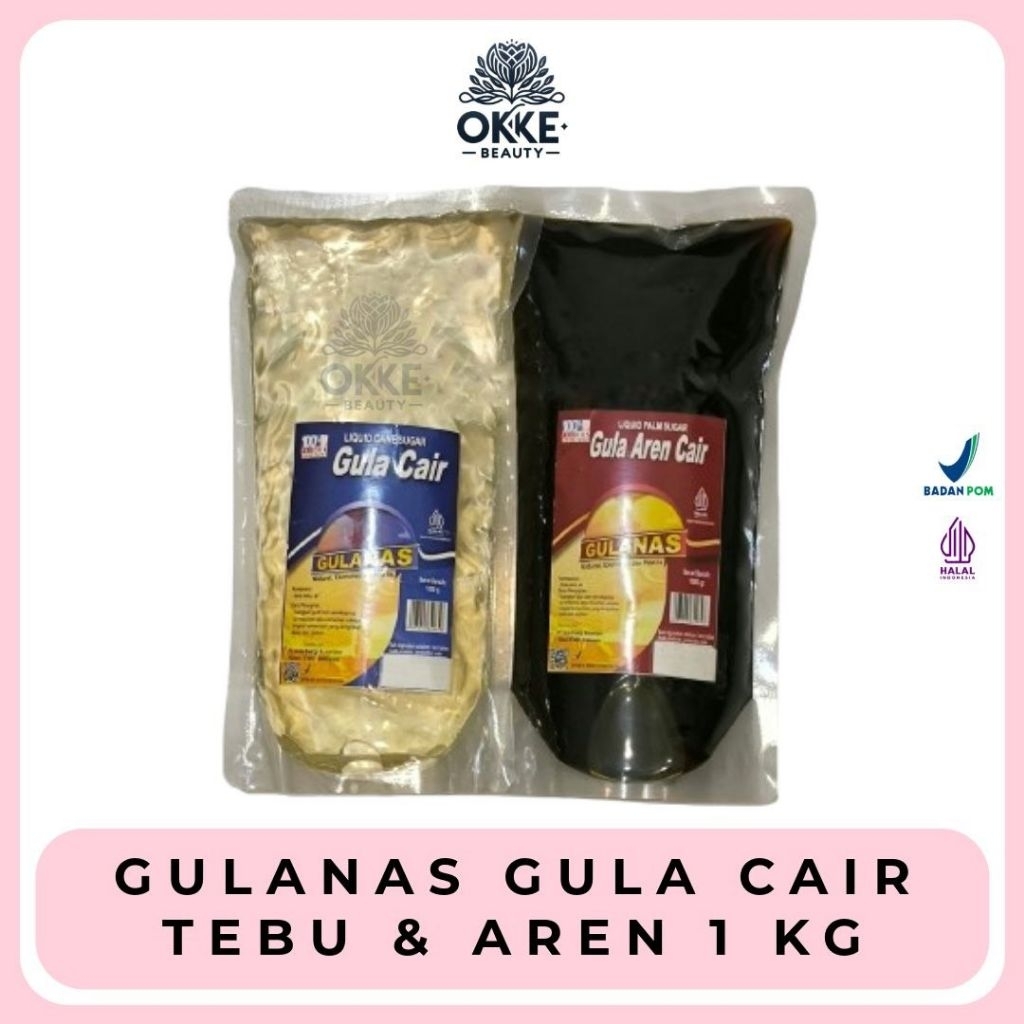 Jual Gula Cair GULANAS 1 kg – Gula Tebu & Aren | Liquid Sugar Untuk ...