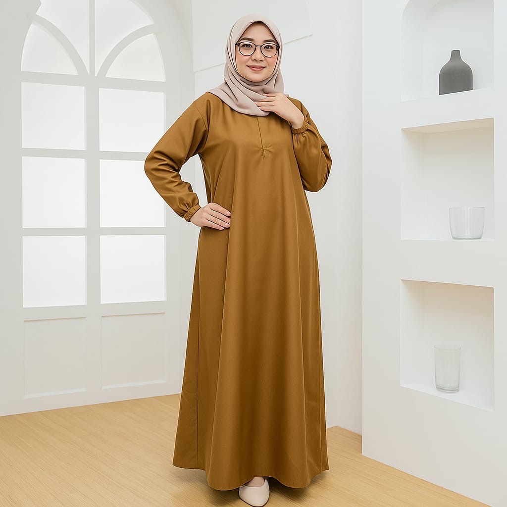 Jual GAMIS PEMDA TOYOBO Gamis Seragam Dinas PEMDA ASN PEGAWAI KHAKI KEKI TOYOBO - Gamis Guru PDH ...