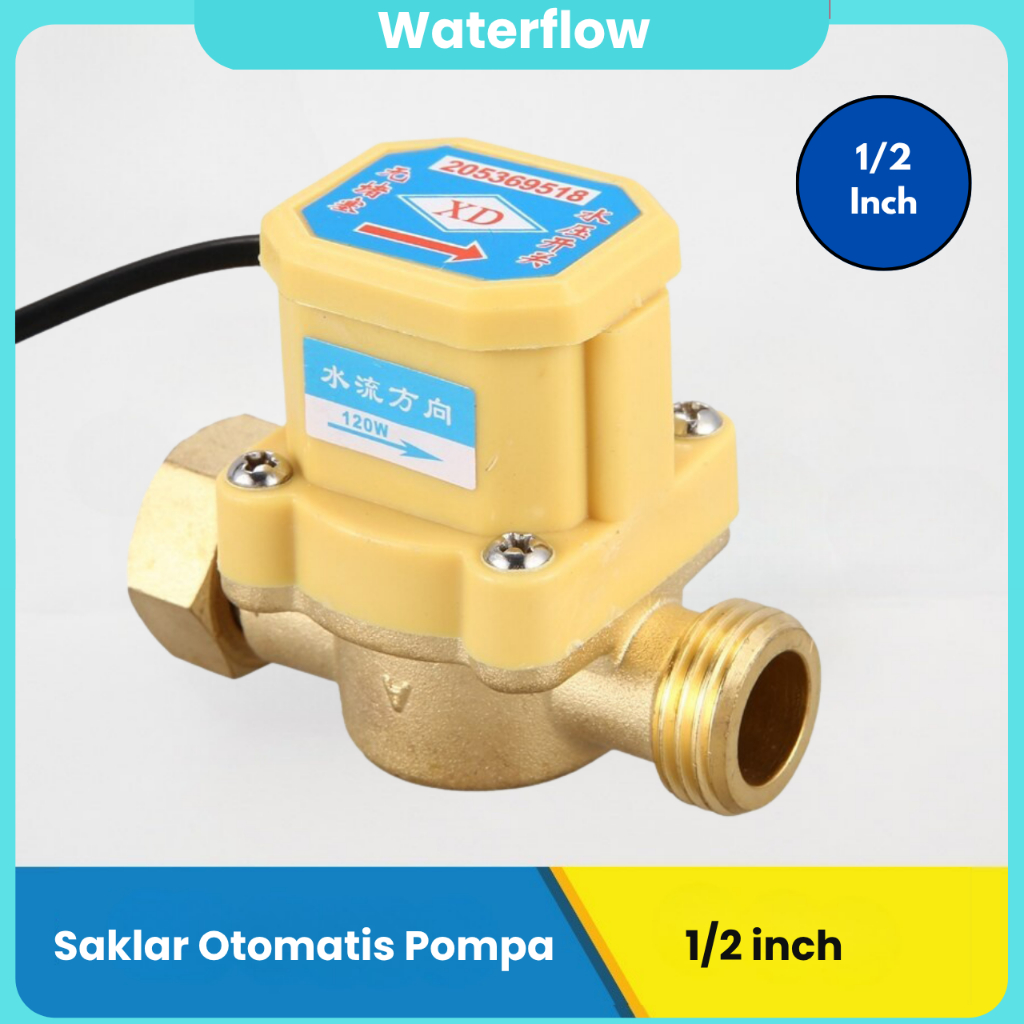 Jual Saklar Pompa Dorong Otomatis Waterflow Booster Pump Ukuran 1/2 ...