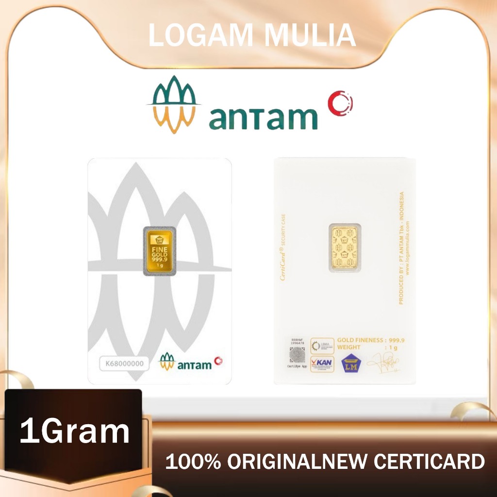 Jual ANTAM LOGAM MULIA 0.25 GRAM LM ANTAM EMAS ANTAM 1 GRAM | Shopee ...