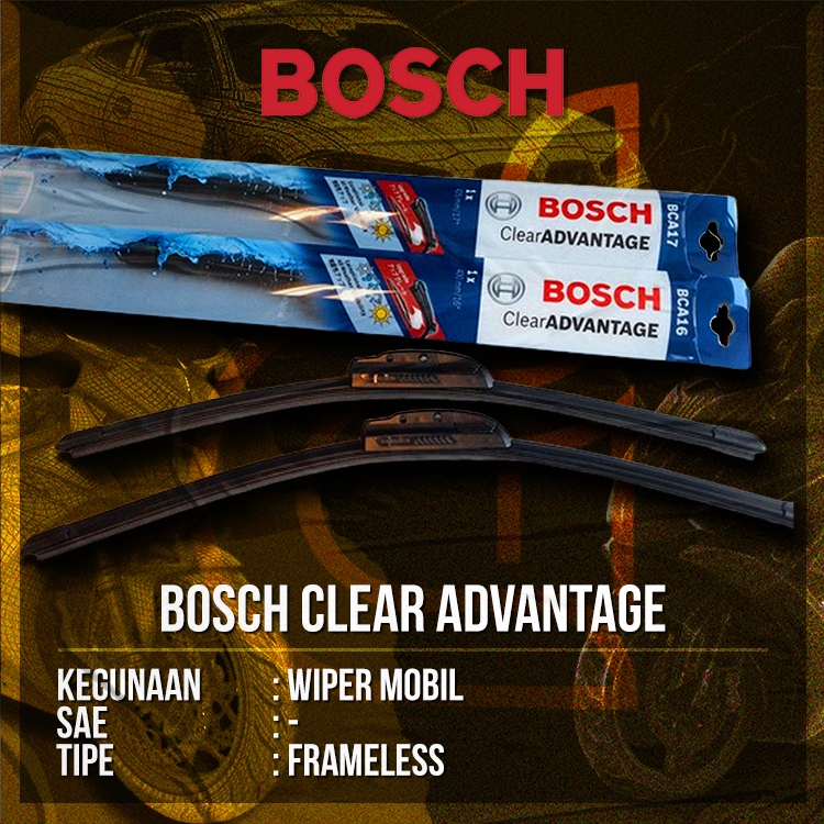 Jual Wiper Kaca Mobil Bosch Clear Advantage (Frameless) | Shopee Indonesia
