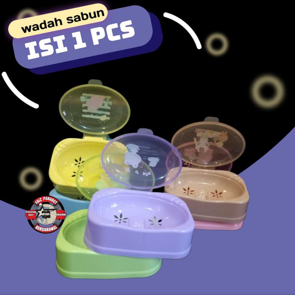 Jual ( isi 1 pcs ) CEPUK KOTAK SABUN MAWAR TEMPAT SABUN TOPAZ KOTAK ...