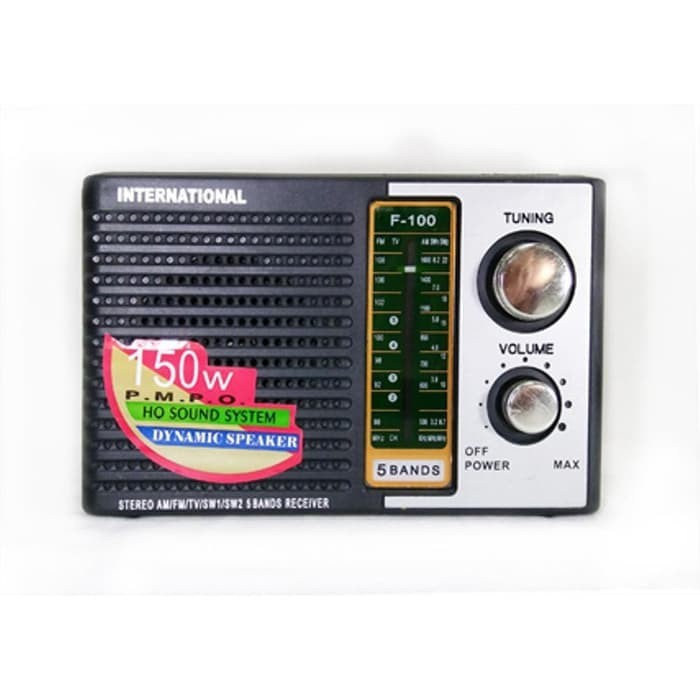 Jual Radio International F 100 Portable AM FM Portable Radio | Shopee ...