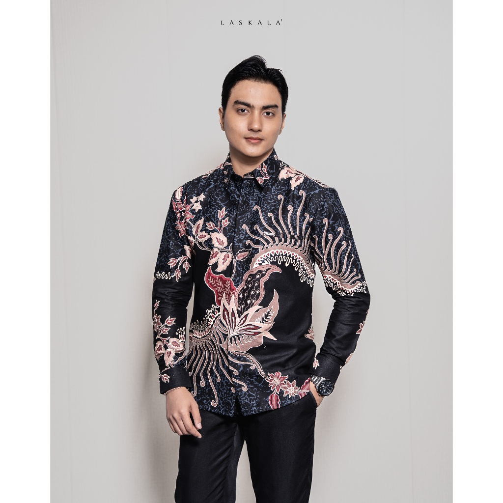 Jual Laskala Batik Premium Samasta Kemeja Batik Pria Slimfit Lengan ...