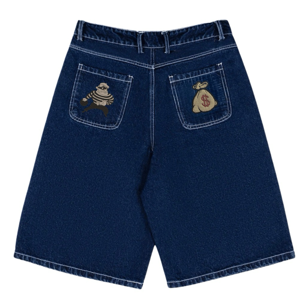 Jual Sai - Cash Jorts Pants Raw Denim Baggy Pants | Shopee Indonesia