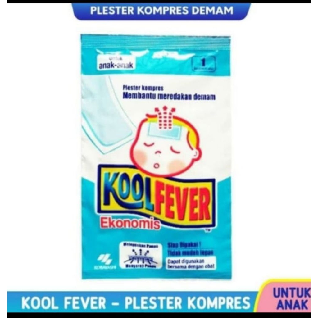 Jual PROMO#Koolfever Plester Demam Penurun Panas Untuk Anak-Anak ...