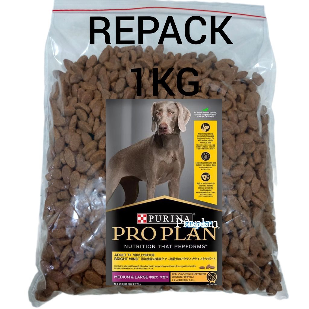 Jual Pro Plan Dog Adult 7+ Medium & Large Bright Mind Chicken Senior ...