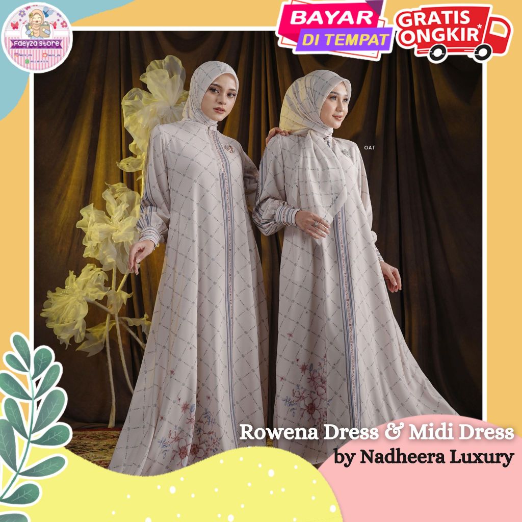 Jual INSYALLAH READY SEPTEMBER 2025 [BELUM READY] [PRE ORDER] Rowena Dress & Midi Dress ORI by ...