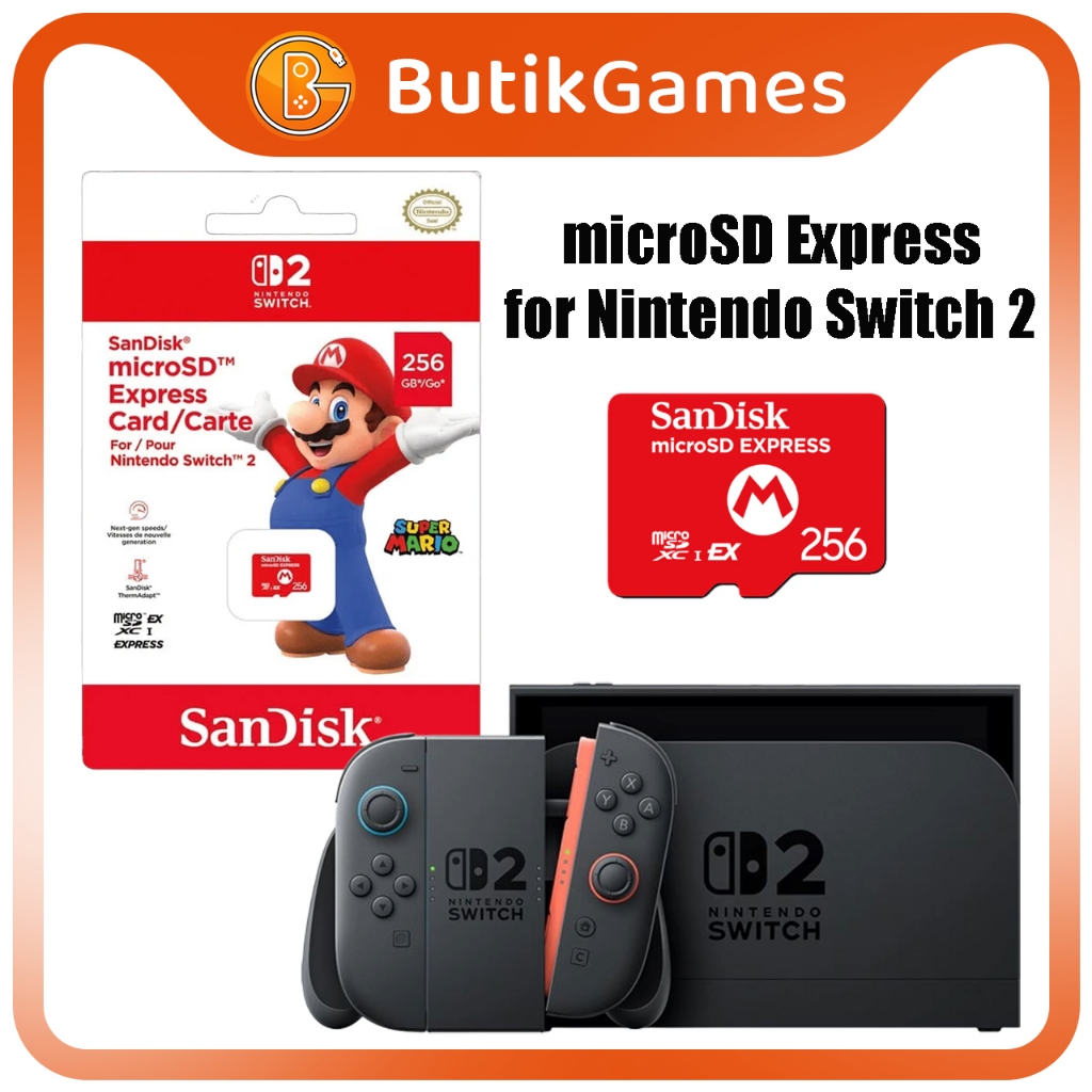 Jual SanDisk Sandisk microSD Express 256GB SD Card Memori Memory Nintendo Switch 2 Switch2 ...
