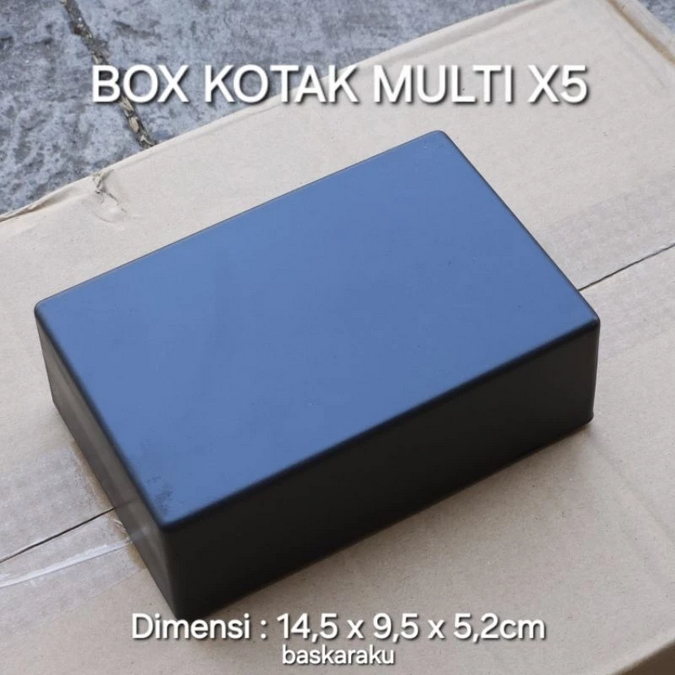 Jual Box Project X5 Multi Fungsi Box Kotak Hitam KX5 | Shopee Indonesia