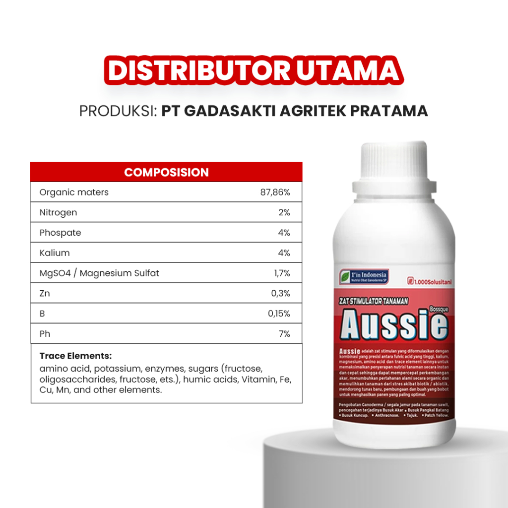 Jual Obat Jamur Ganoderma Sawit AUSSIE 500ml – Zat Stimulan & Pencegah ...