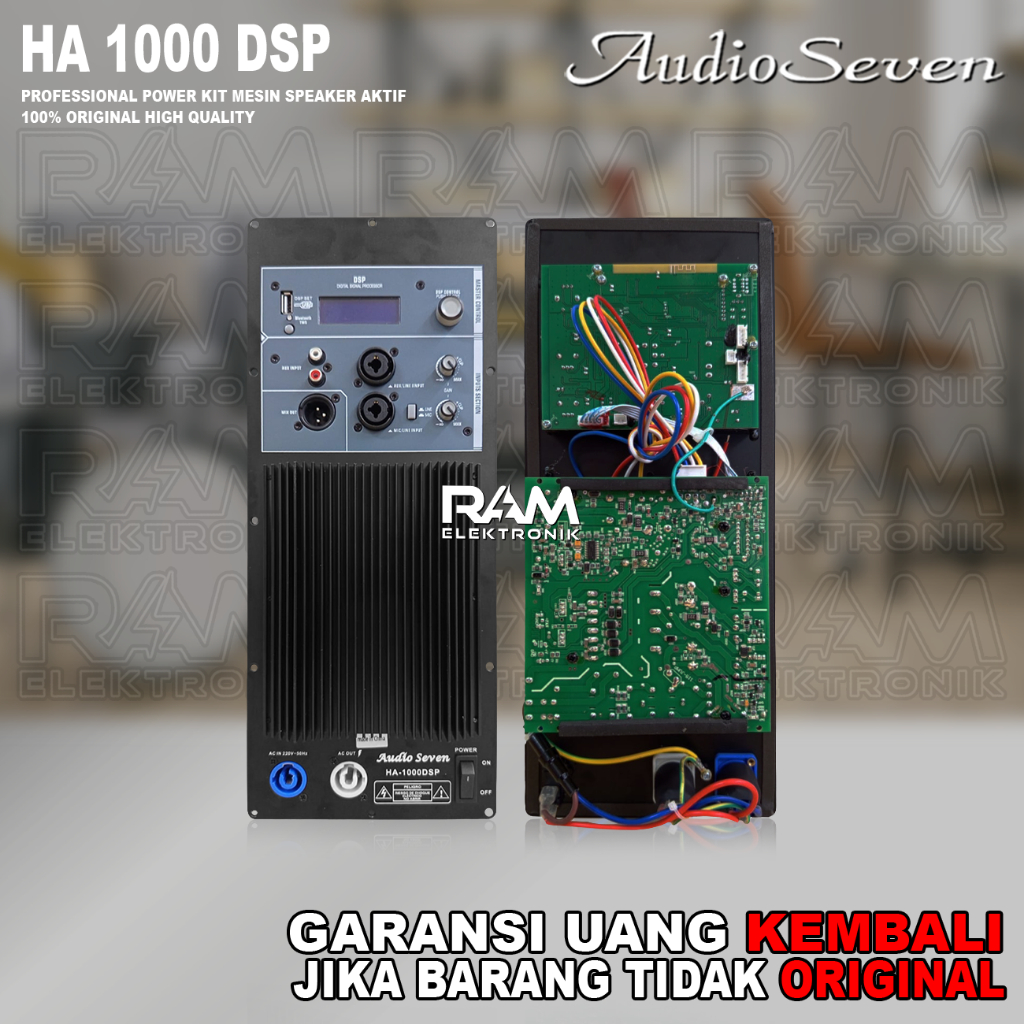 Jual Power Kit Mesin Speaker Aktif AUDIO SEVEN HA 1000 DSP | HA1000 DSP ...