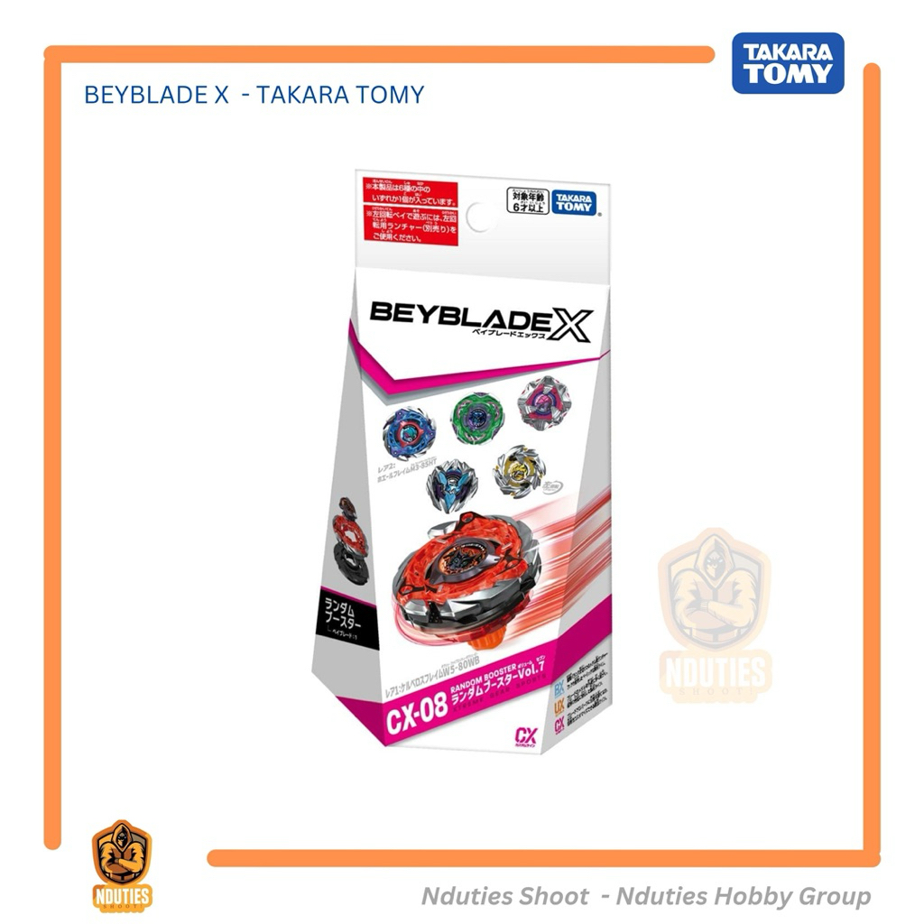 Jual CX 08 Cerberus Flame Beyblade X Random Booster Takara Tomy ...