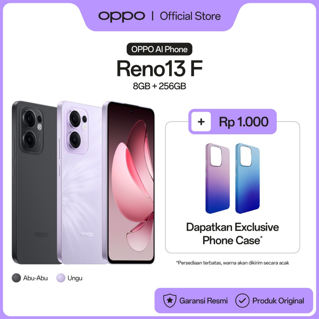 Jual [NEW PRODUCT] OPPO Reno13 F 4G 8GB/256GB [IP69 Water Resistance ...