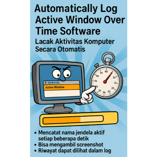 Jual Automatically Log Active Win Over Time Software - Lacak Aktivitas ...