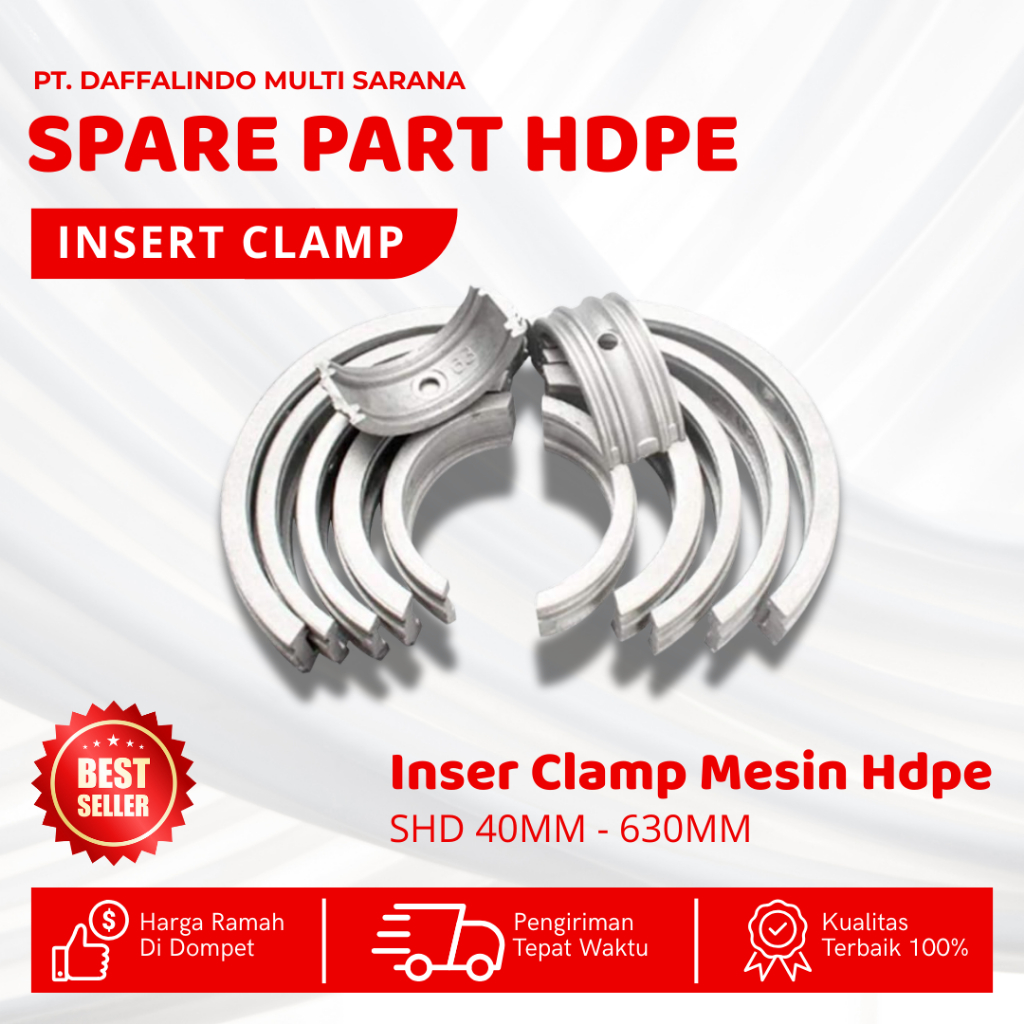 Jual Insert Clamp Mesin Las Pipa Hdpe Diameter 75mm Atau 2 1/2 Inch ...
