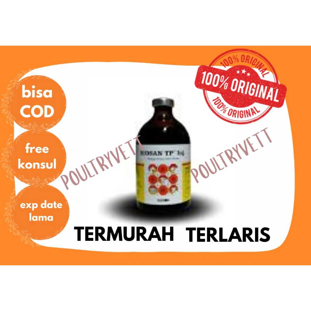 Jual (MULTIVITAMIN AYAM) BIOSAN TP 100 ML INJEKSI | UNTUK AYAM ...