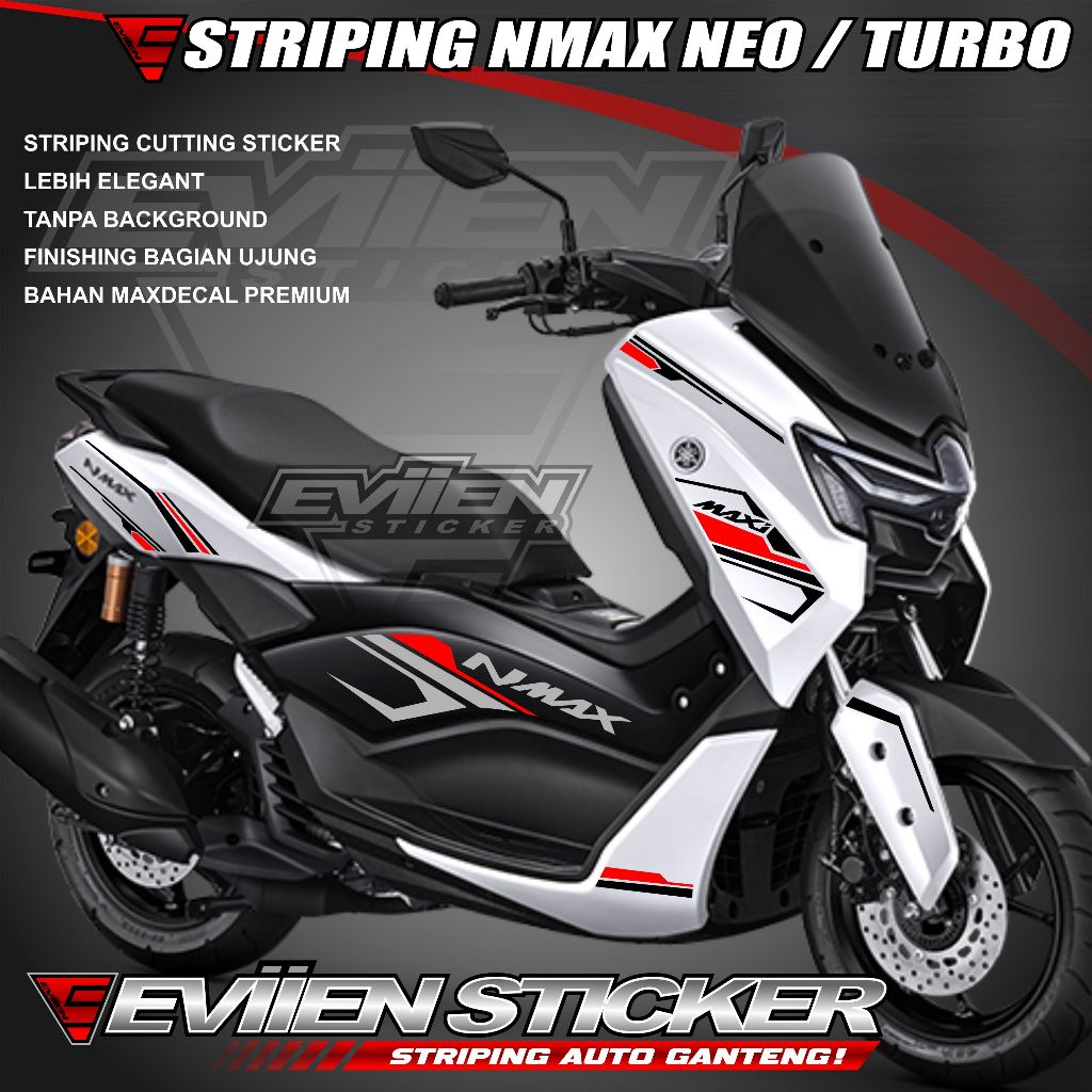 Jual Stiker Striping Motor Nmax Terbaru Type Neo/Turbo 2024-2025 List ...