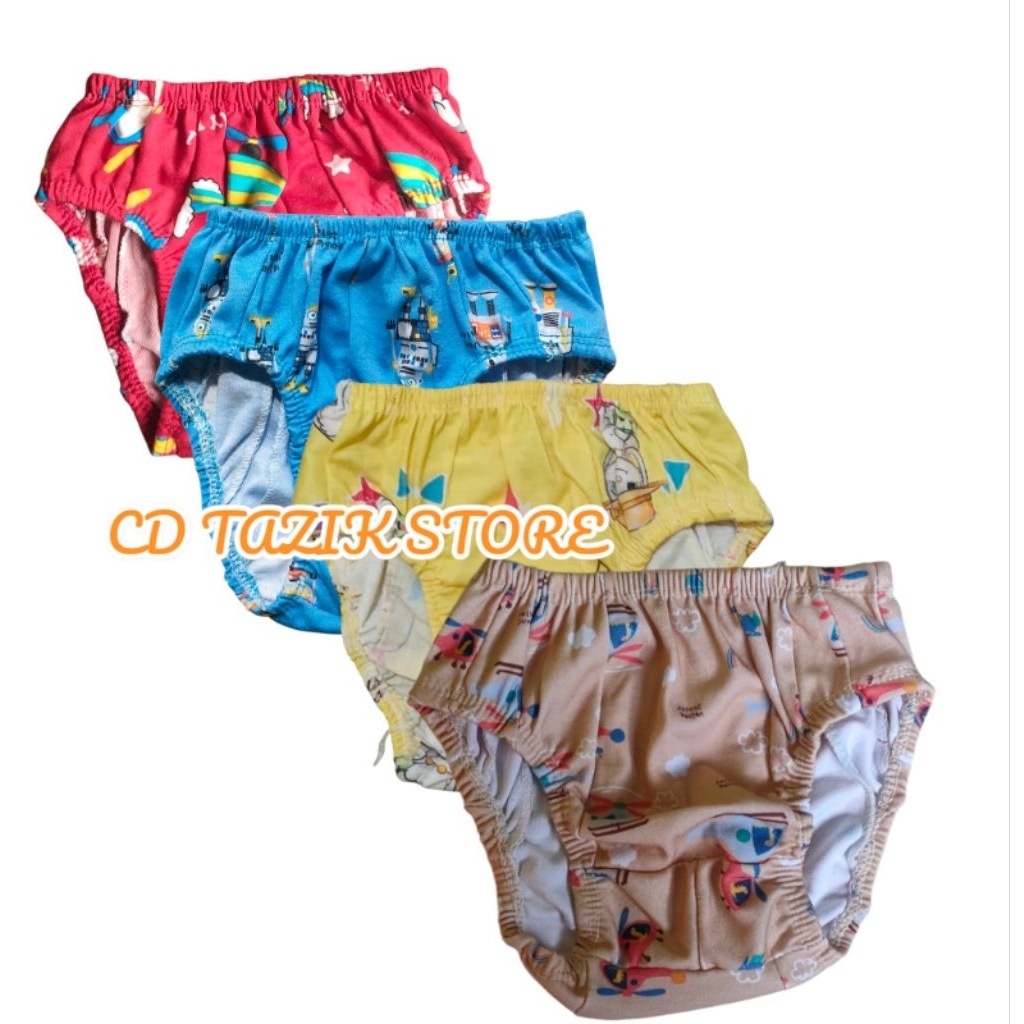 Jual 12pcs celana dalam anak laki laki perempuan motif lucu - cd anak ...
