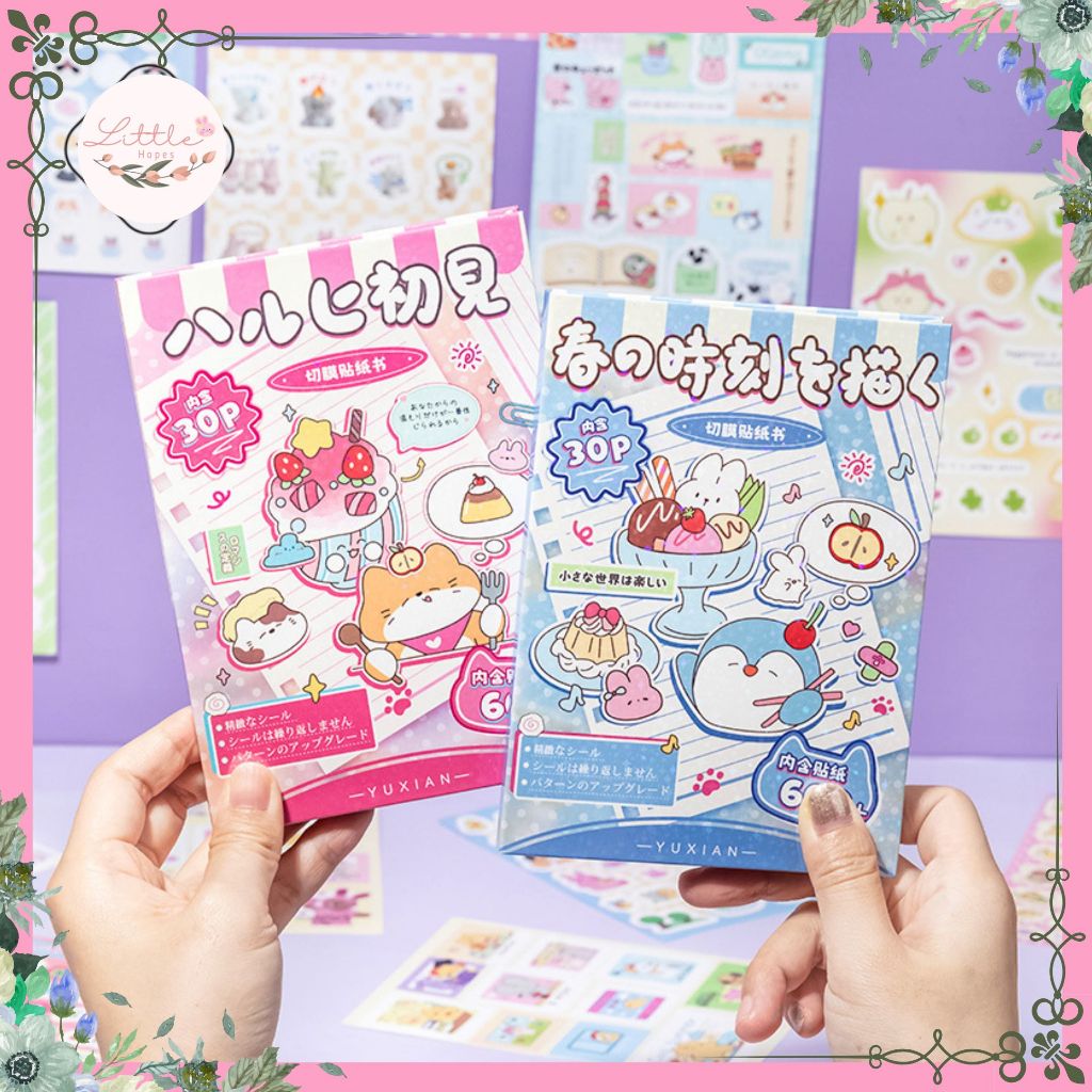 Jual Sticker Book 600+ Japanese Dream Season Series Heisei Retro ...