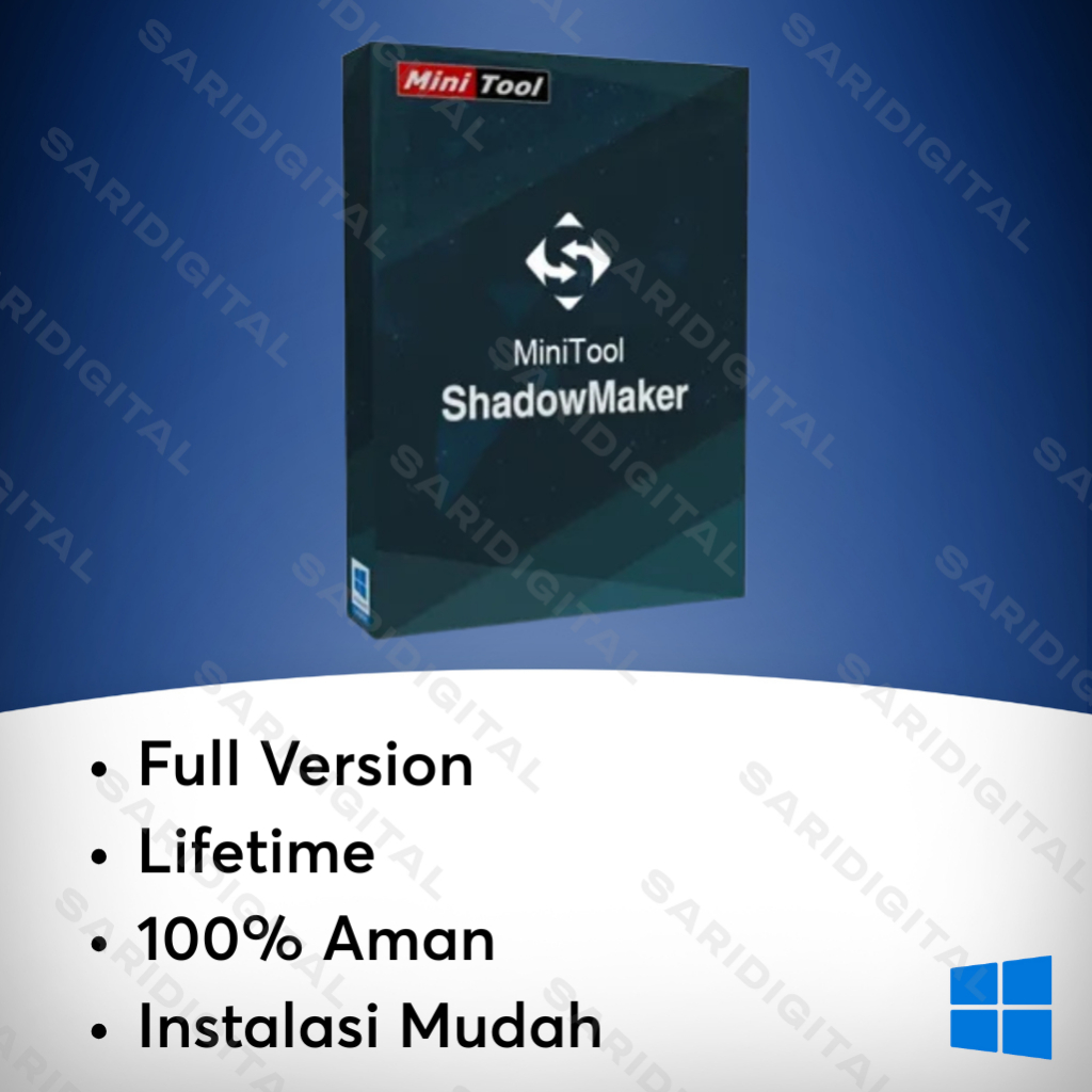 Jual MiniTool Shadowmaker Full Version - aplikasi pencandangan berkas sistem disk partisi (WIN ...