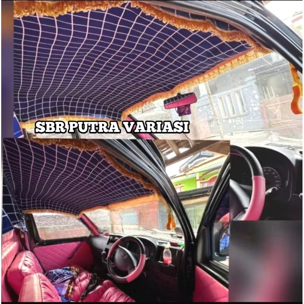 Jual aksesoris mobil Kain plafon Atap kabin mobil Truk Fuso Hino lohan ...