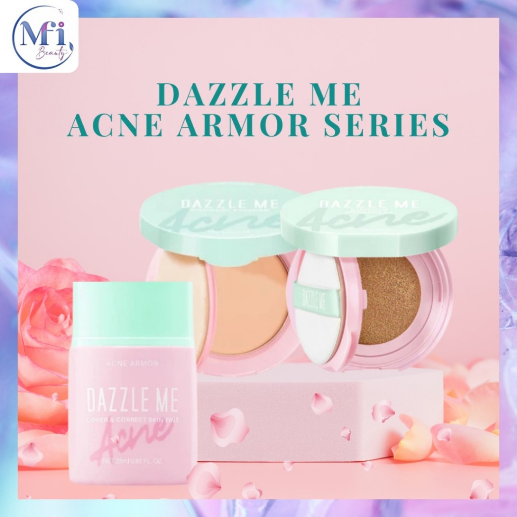 Jual MFI - [ BUY 1 GET FREE GIFT ] Dazzle Me Acne Armor Puff Perfection ...