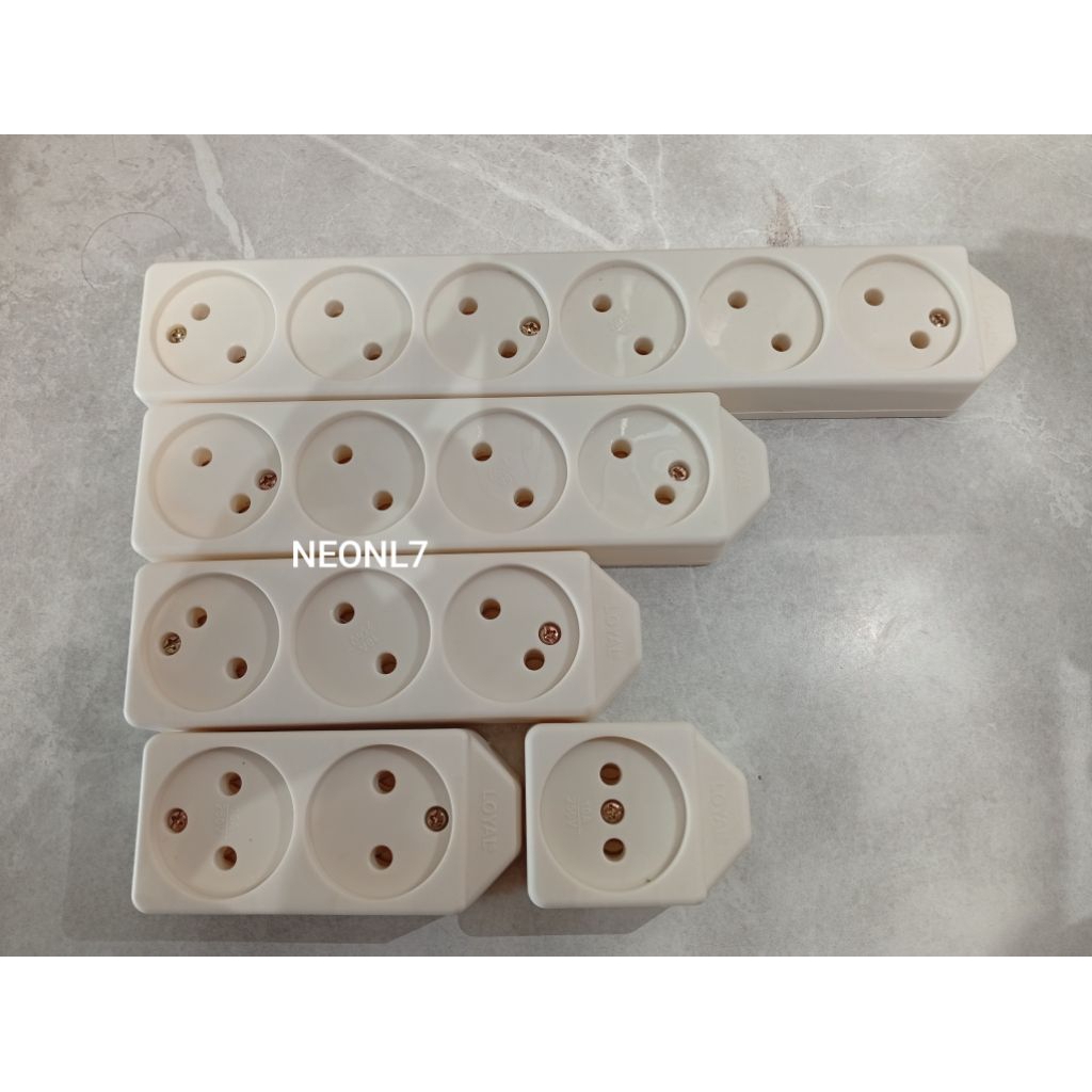 Jual DEXTA/YESTAR/ LOYAL STOP KONTAK GEPENG KUNINGAN + LAMPU | Shopee ...