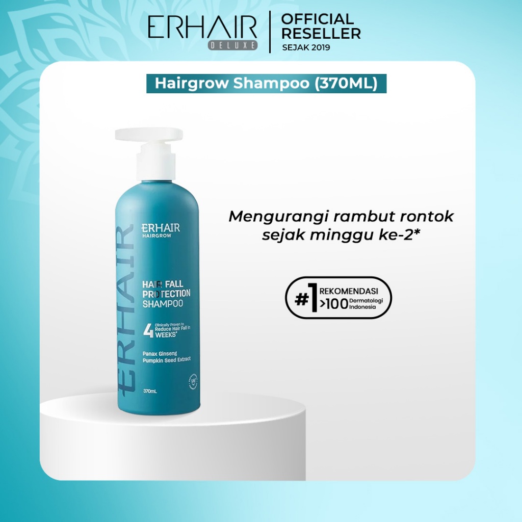 Jual ERHA ERHAIR Shampoo Penumbuh Rambut Hairgrow Hair Fall Shampo ...