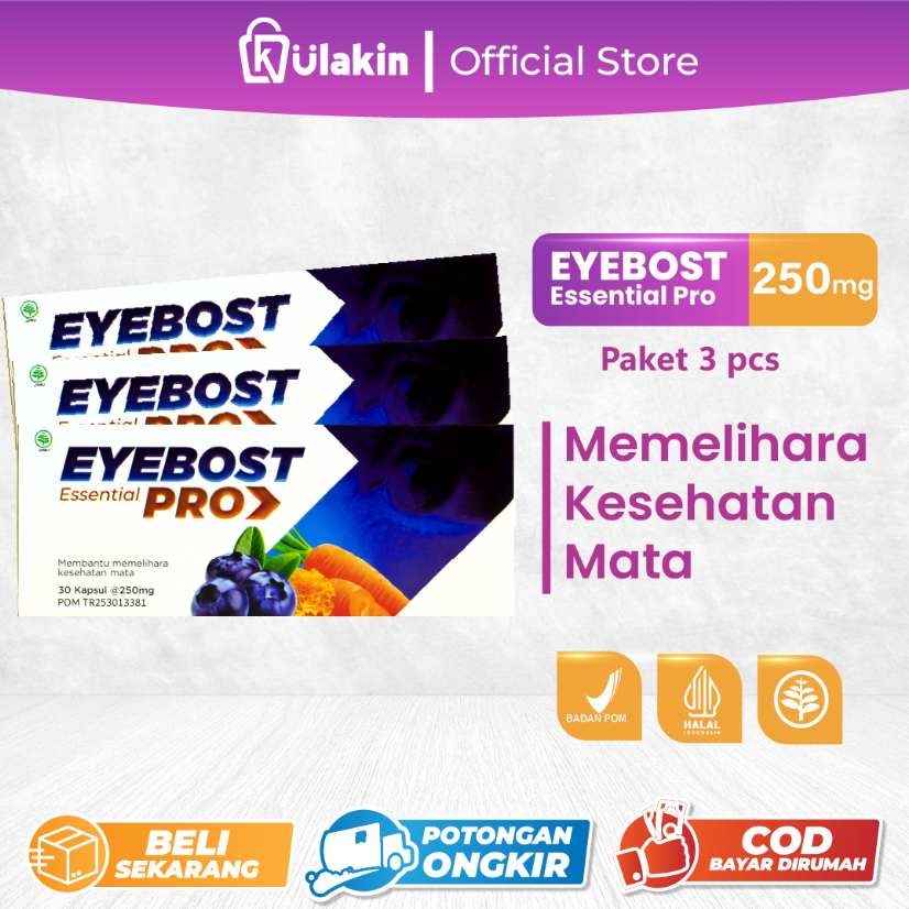Jual Eyebost Pro Paket 3 Box Isi 90 Kapsul - Suplemen Mata Membantu ...