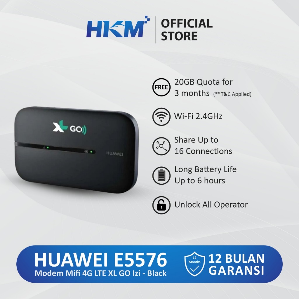 Jual Huawei E5576 Modem Mifi 4G LTE XL GO IZI | Shopee Indonesia