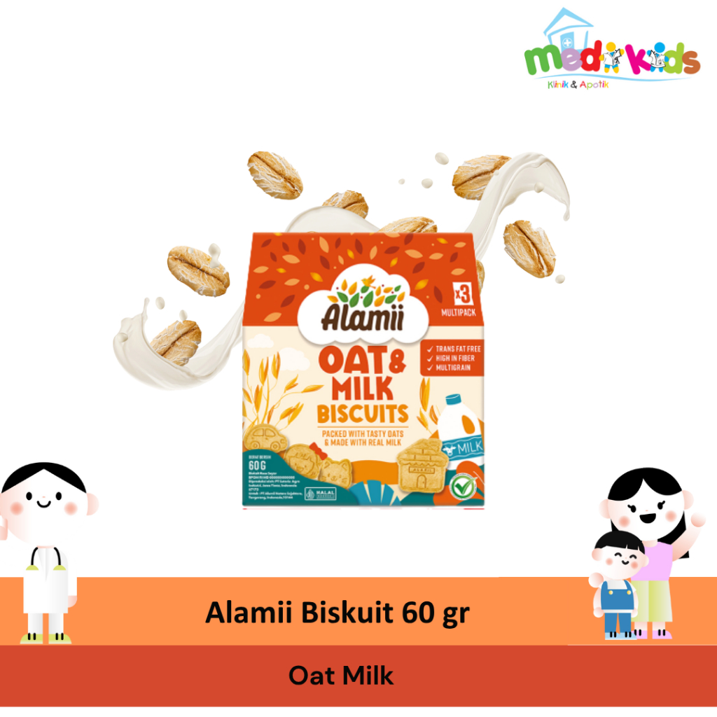 Jual Alamii Biskuit 60 Gr Oat Milk - Makanan Sehat Untuk Anak - Makanan ...