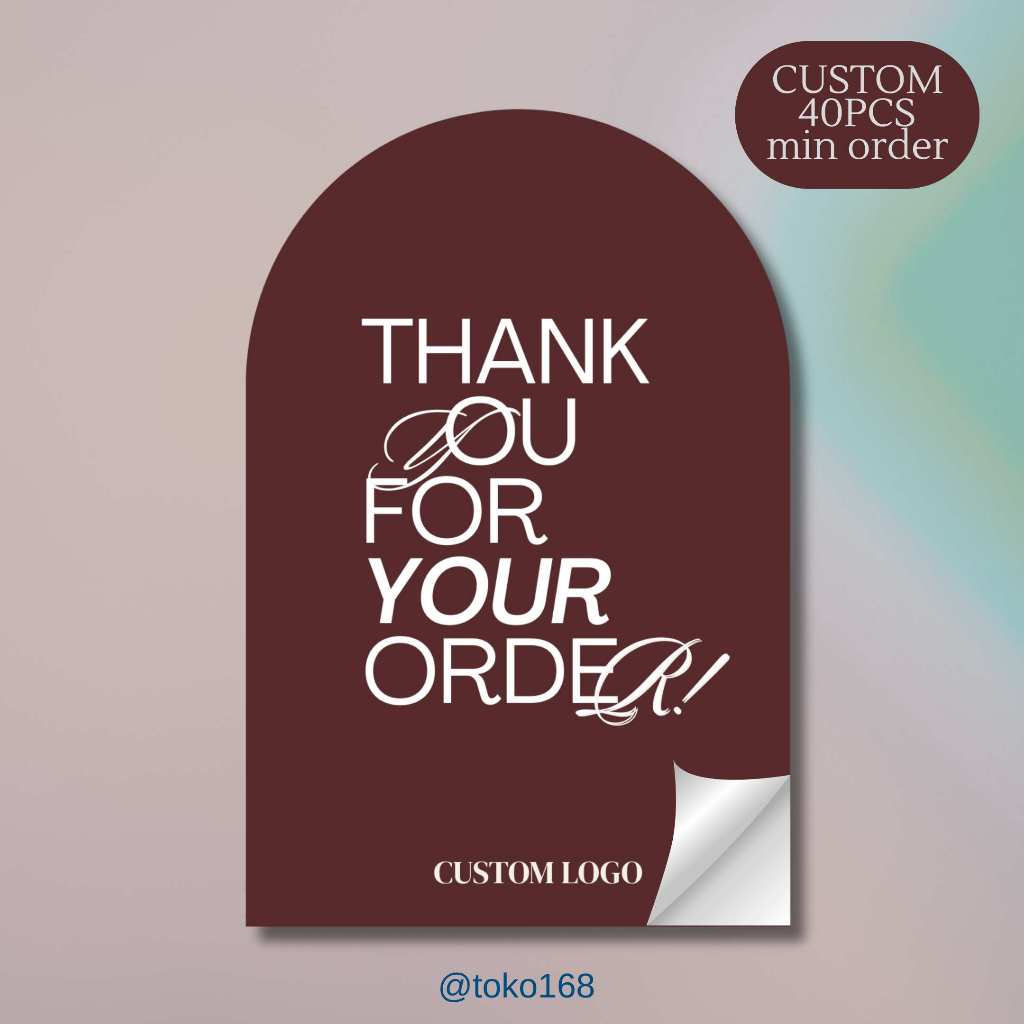 Jual STICKER CUTTING - THANKYOU CARD - UCAPAN TERIMA KASIH ONLINE ...