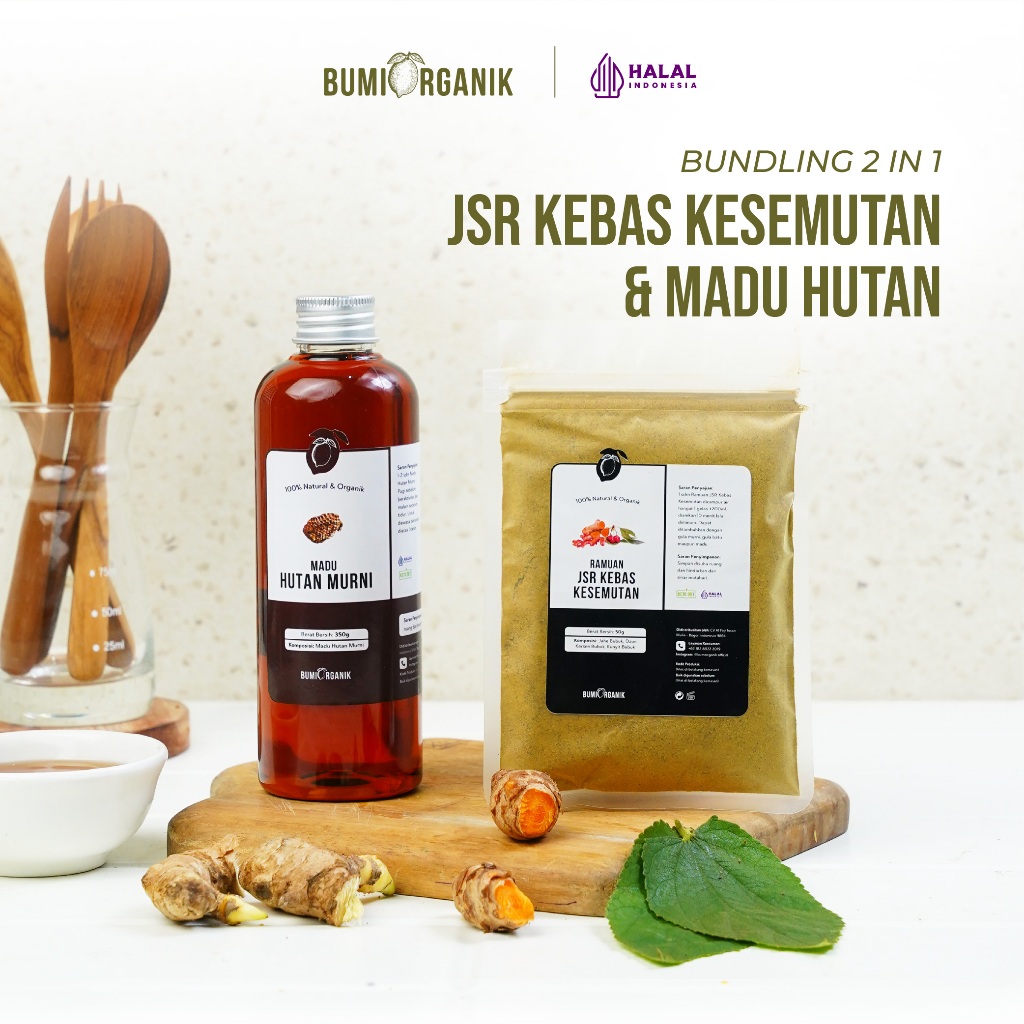 Jual JSR KEBAS & KESEMUTAN + MADU HUTAN/MULTIFLORA 2IN1 RESEP DR ZAIDUL ...