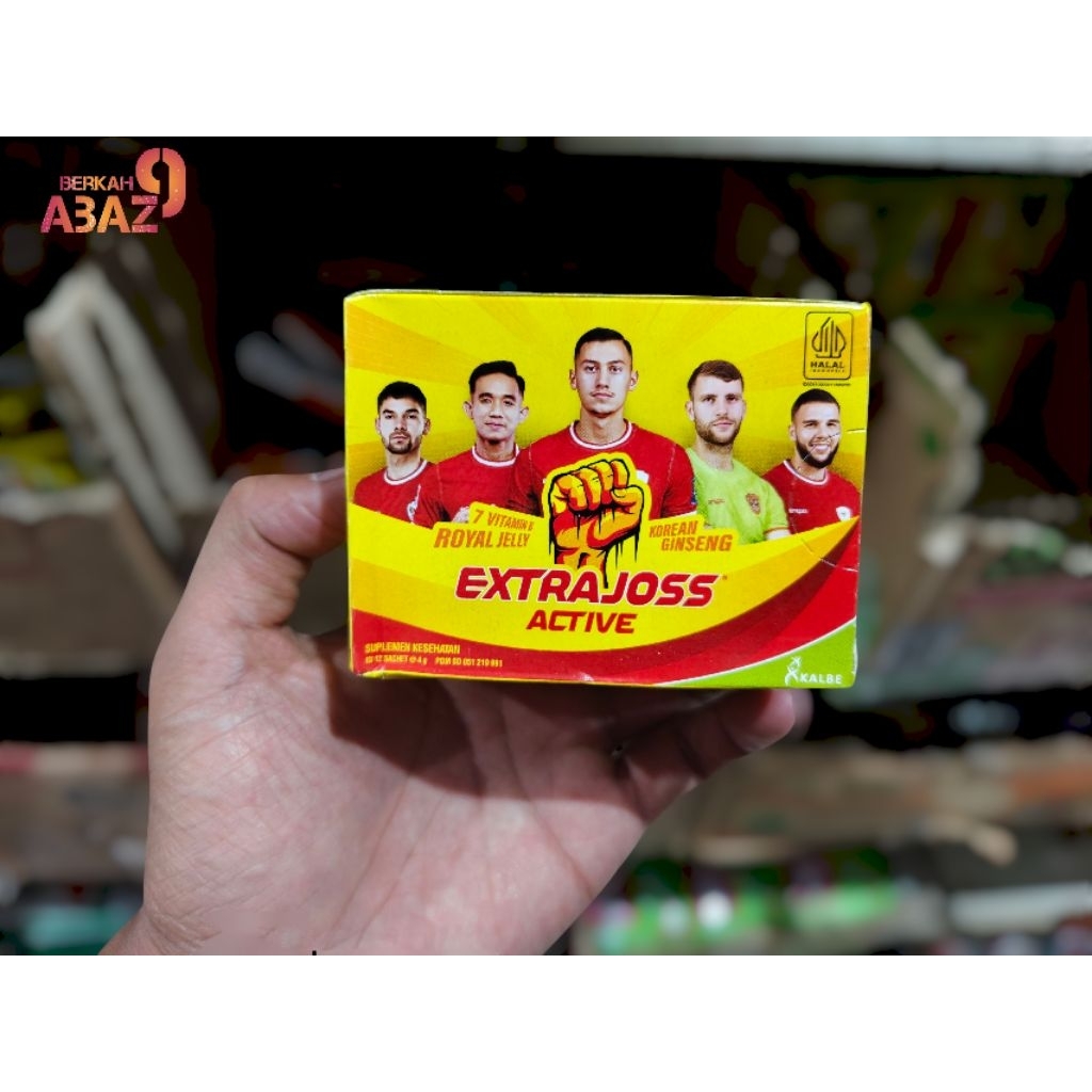 Jual Extra Joss Active Minuman Berenergi Box isi 12 Sachet | Shopee ...