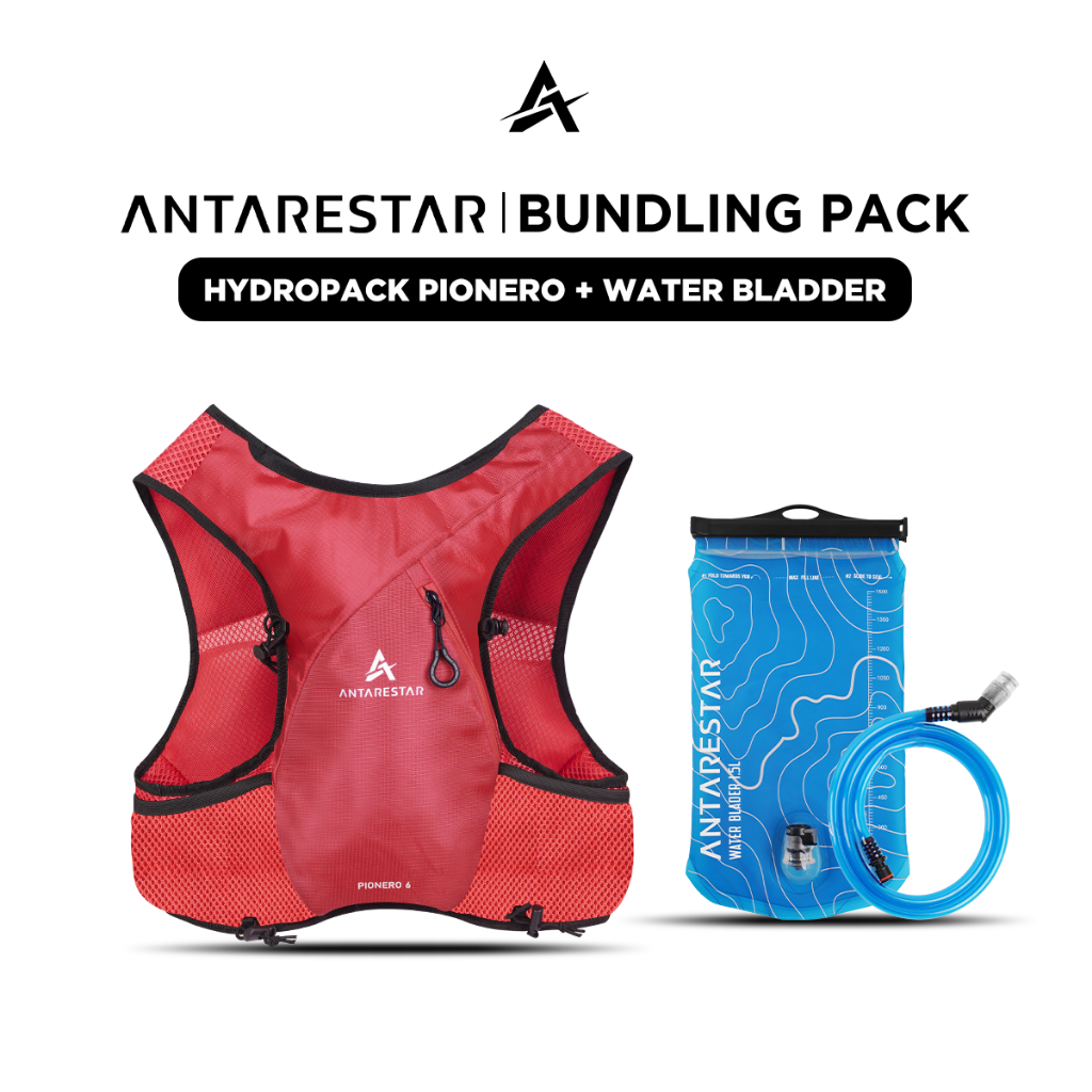 Jual ANTARESTAR Official - Paket Hydropack Pionero + Water Bladder 1.5L Tas Trail Run & Sepeda ...