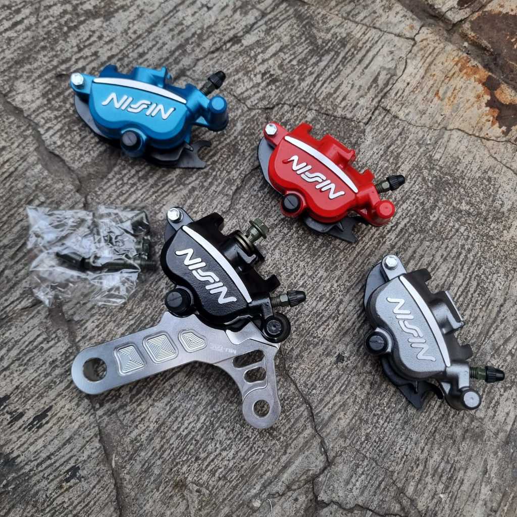 Jual Breket / Bracket Cnc plus kaliper 2P Nissin Samurai Rem belakang ...