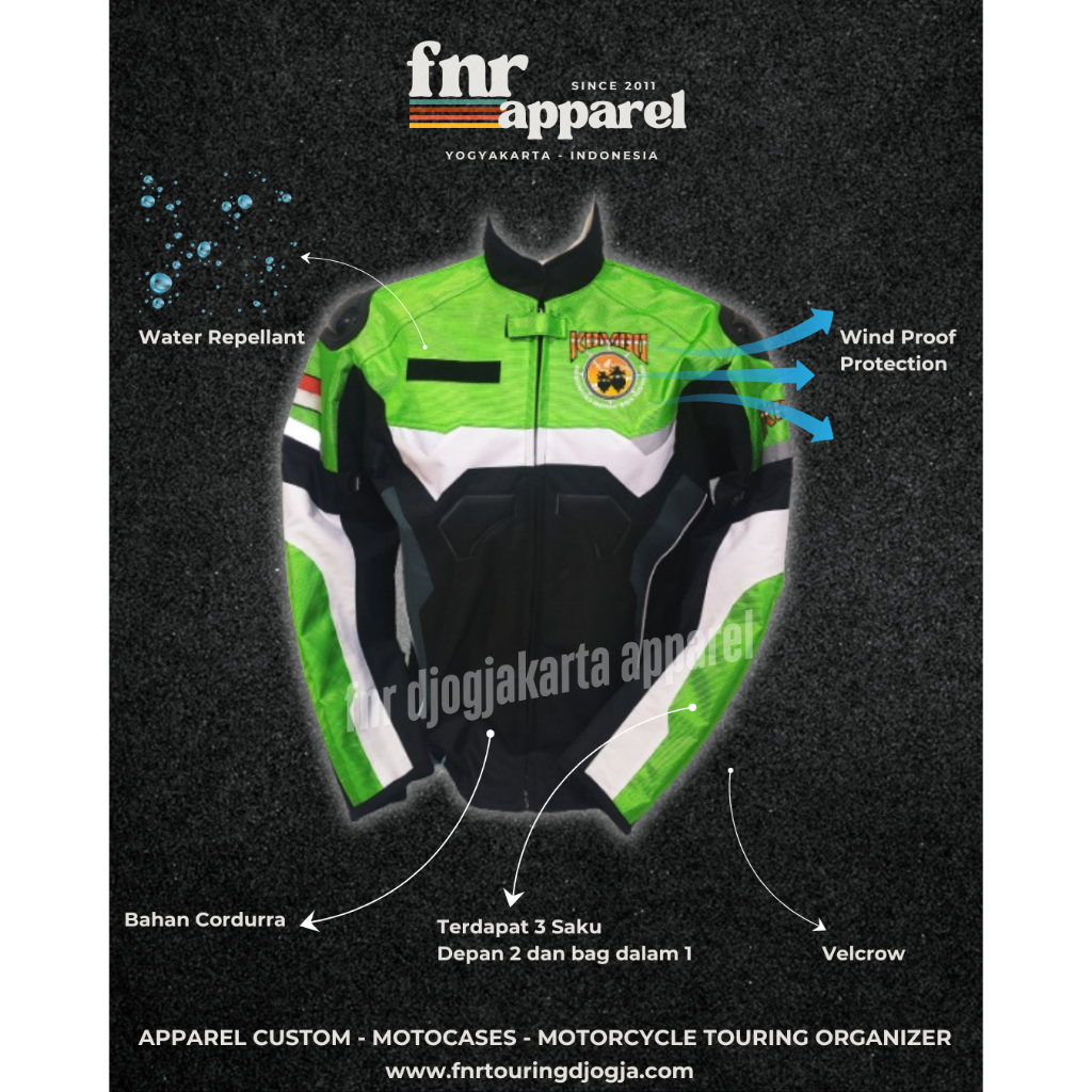Jual JAKET & ROMPI KOMUNITAS MOTOR BOX INDONESIA (KOMBO) – PRODUK RESMI ...