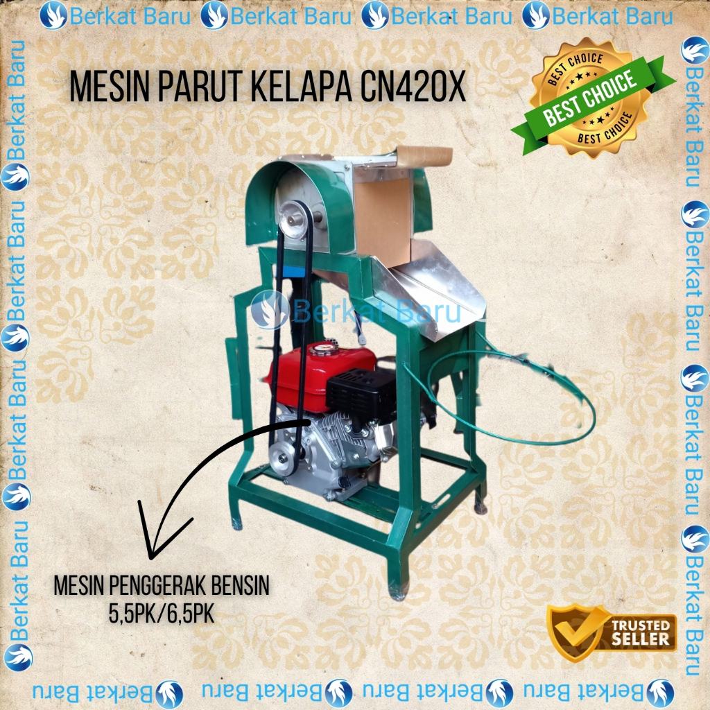 Jual Mesin parut kelapa besar otomatis CN-420X Parutan kelapa set mesin ...