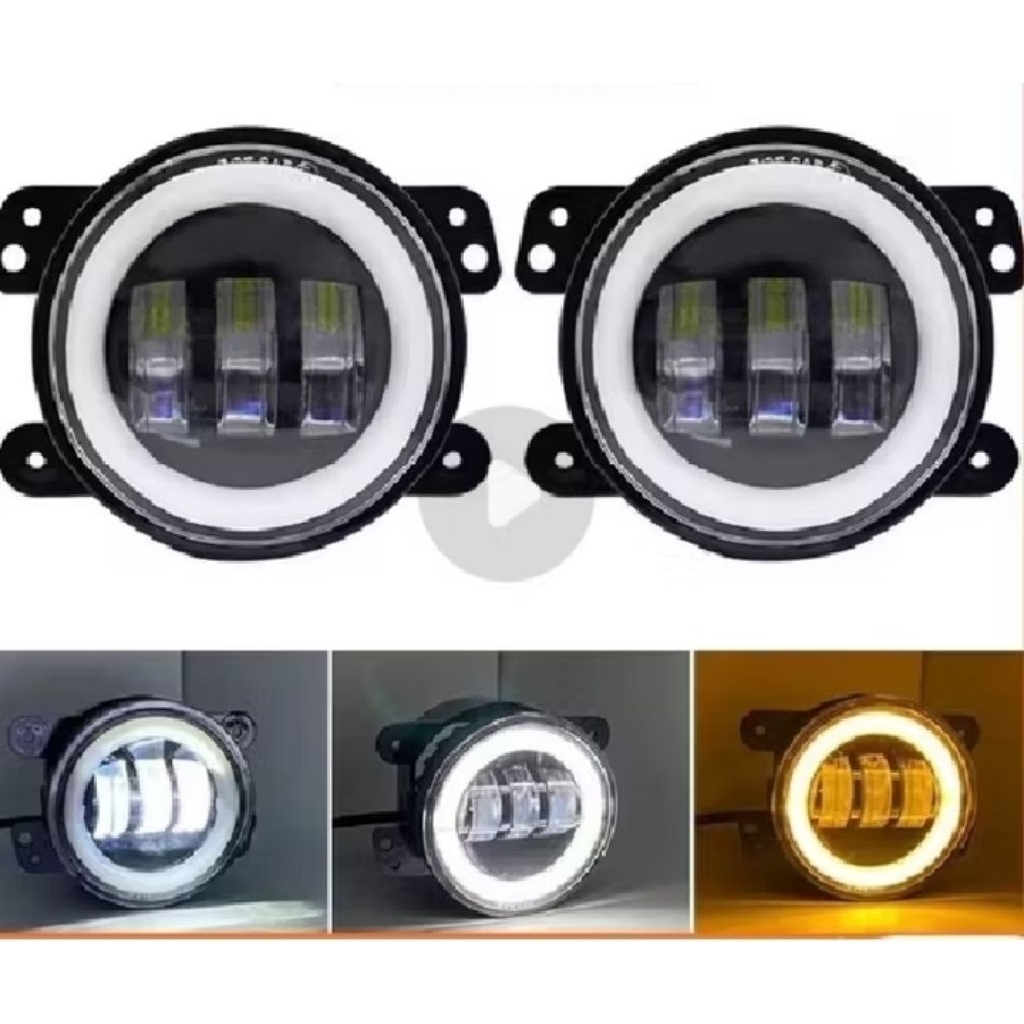 Jual Lampu LED Foglamp Daymaker LED 3 Inch | 3 Lensa Full Ring | 2 ...