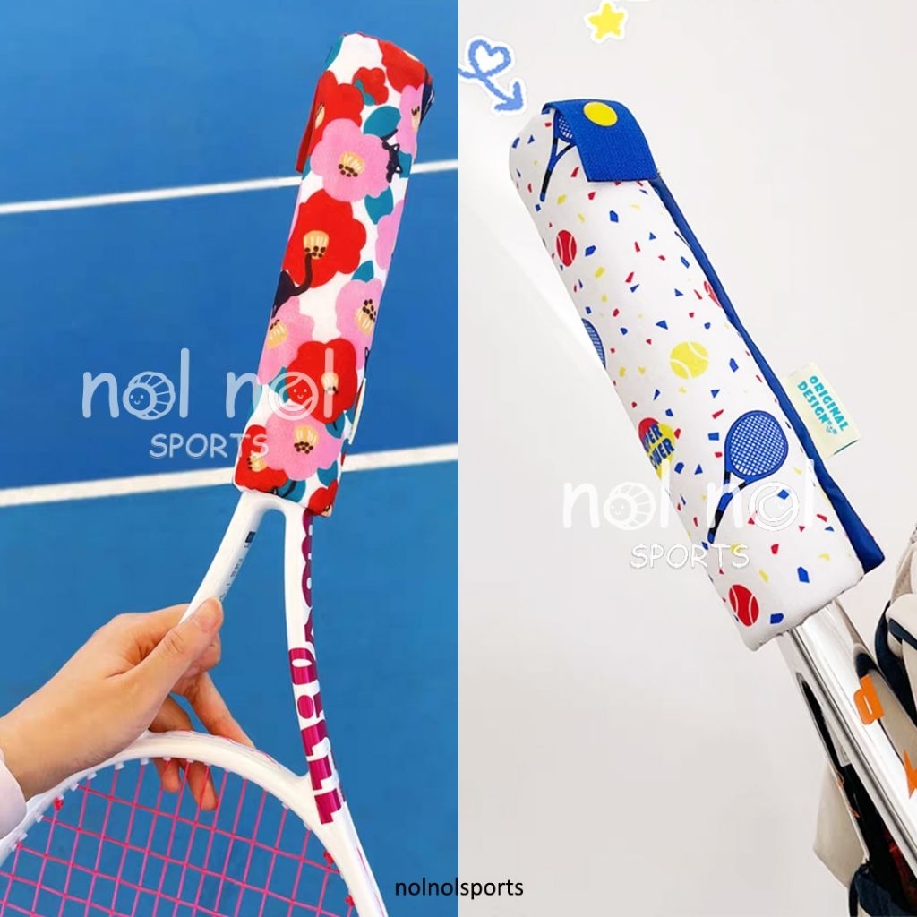Jual NNS cover sarung grip raket tenis premium lucu tennis handle ...