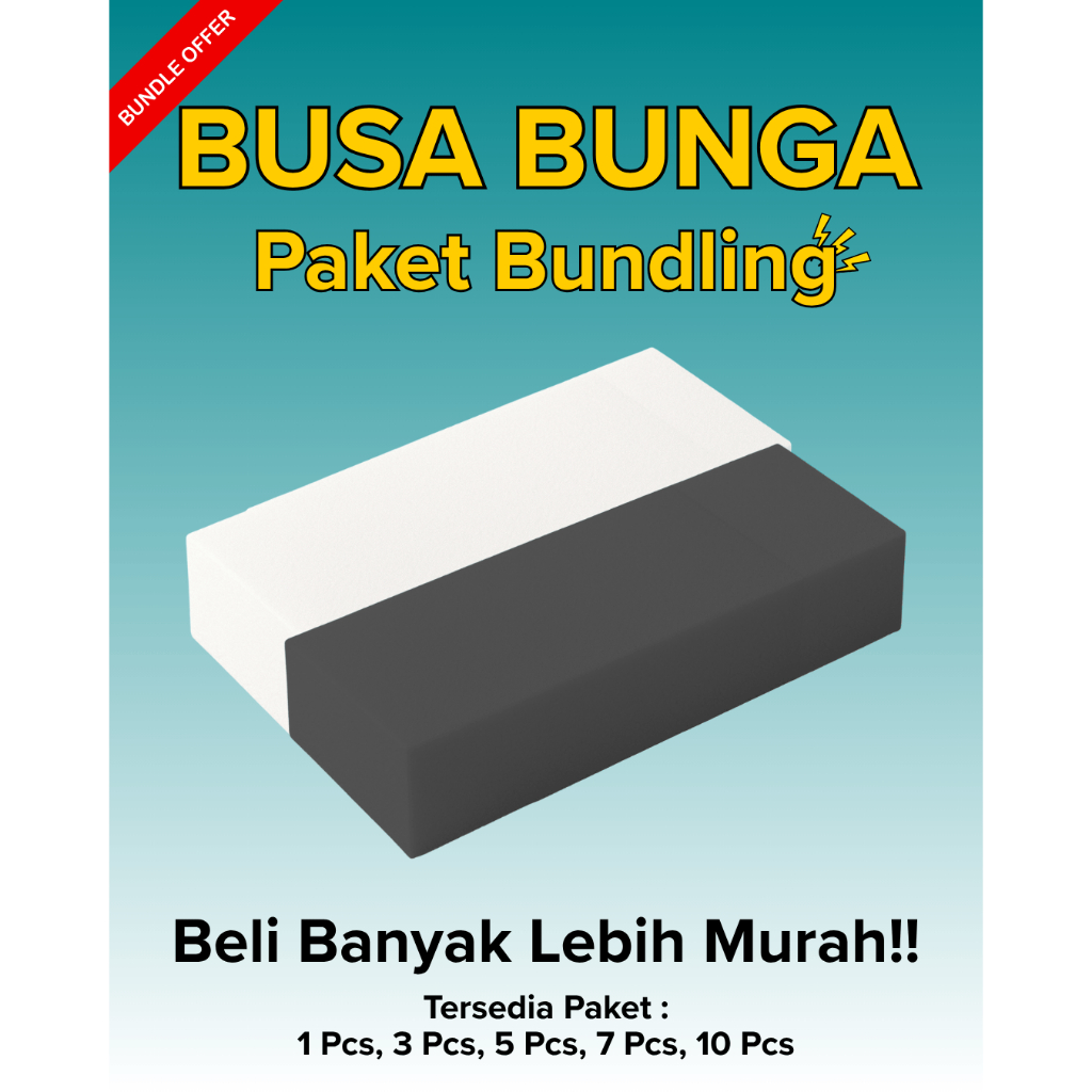 Jual Busa Bunga Elastis / Paket Hemat / Paket Bundling / 50x8x5cm ...